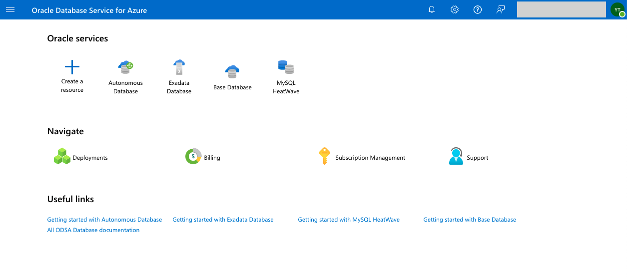 Oracle Database For Azureodsaからbase Dbを作成する Oracle Cloud のことなら